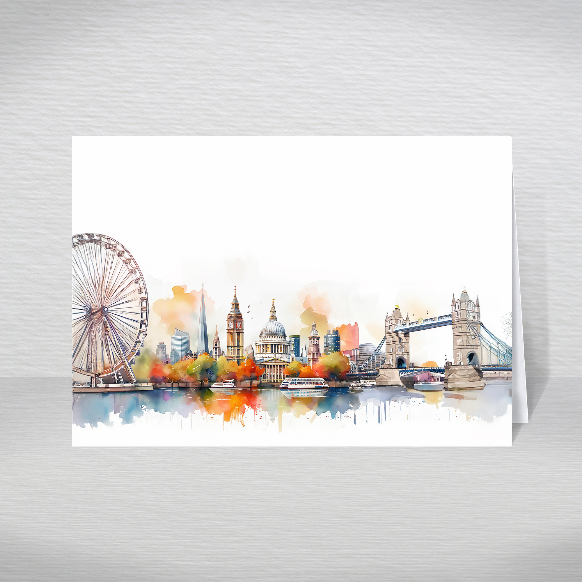 Name Place Cards: London Skyline - Premium Prints by Webspectations